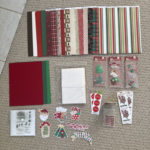 Christmas Card Making Embellishments Kit | eBay UK