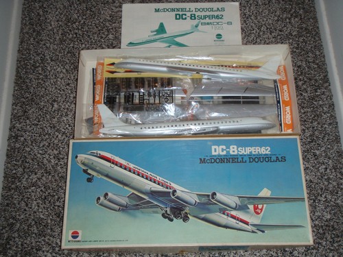 OLD NITTO JAPAN AIRLINES DOUGLAS DC-8-62 UNBUILT PLASTIC MODEL KIT | eBay