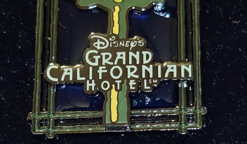 Disney DCA Grand Californian Hotel Tree Stained Glass Window Logo ...