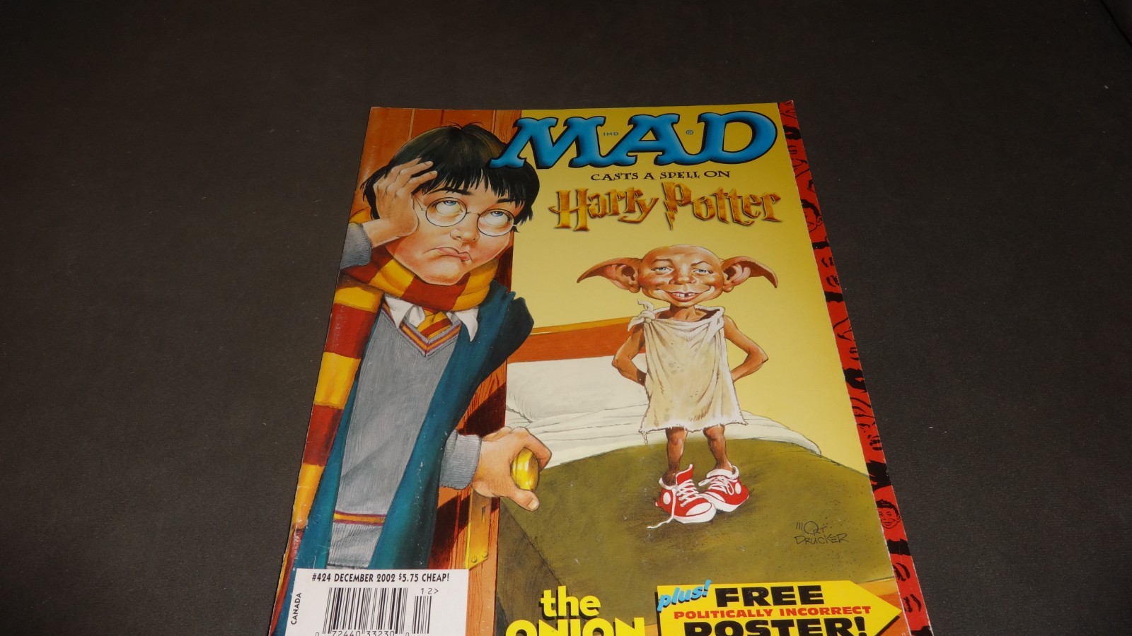 Mad Magazine # 424 2002 Harry Potter Poster & WWF Insert Intact E.C ...