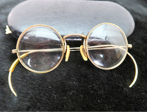 Shuron Optical Ful-Vue 10k Gold Filled Semi-Rimless Eyeglass Frames ...