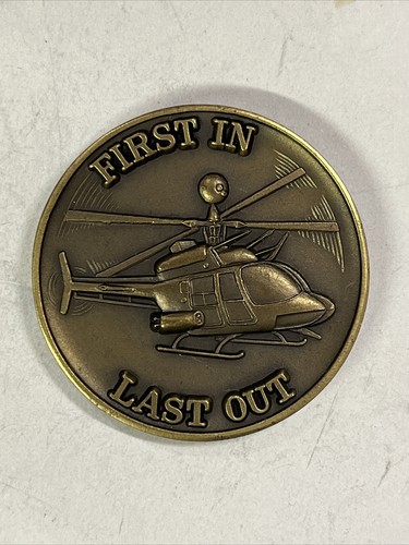 Challenge Coin US Army Aviation Aeroscout Pilot First In Last Out | eBay