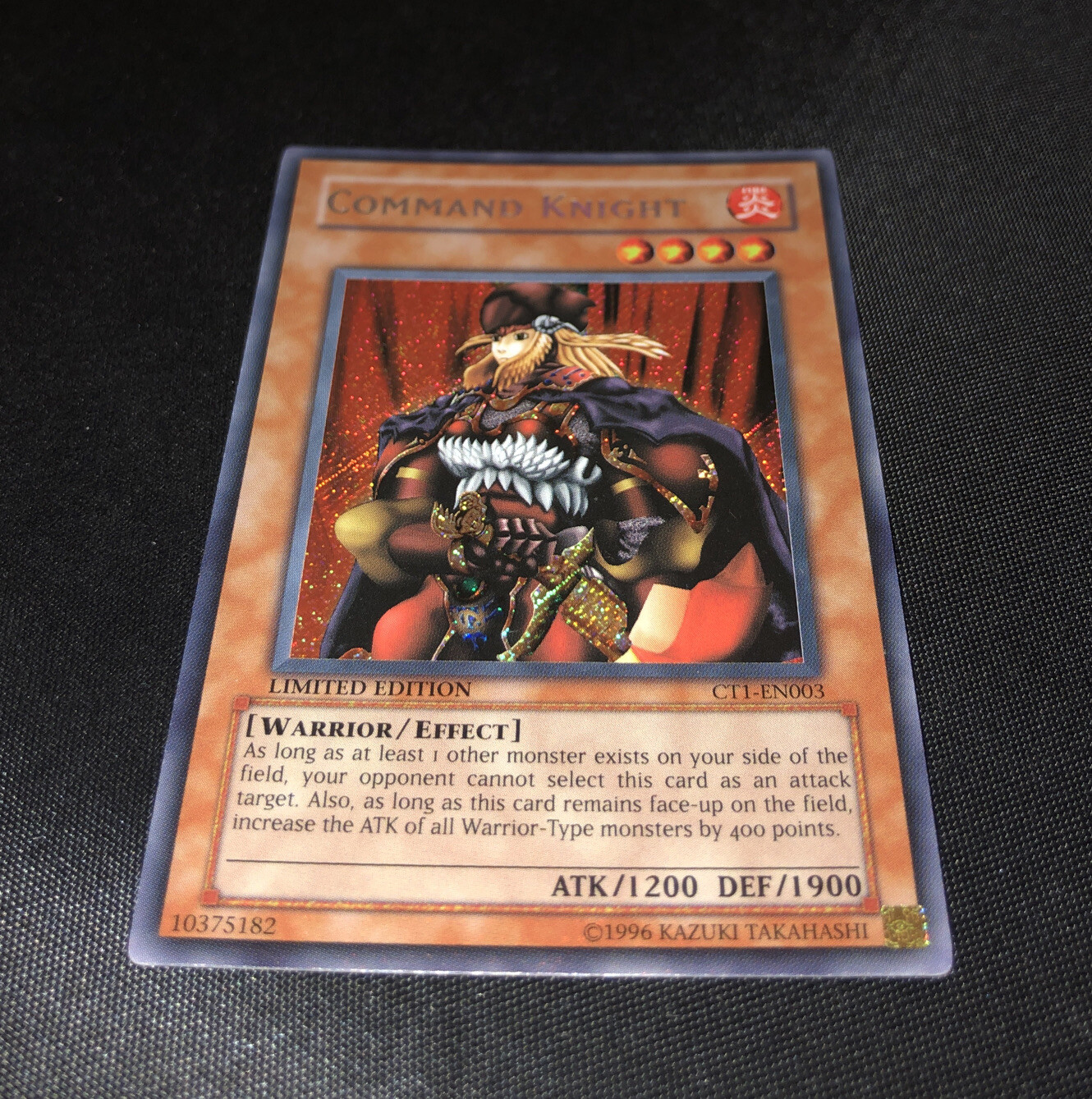 Command Knight - CT1-EN003 - Limited Edition - Secret - Yugioh | eBay
