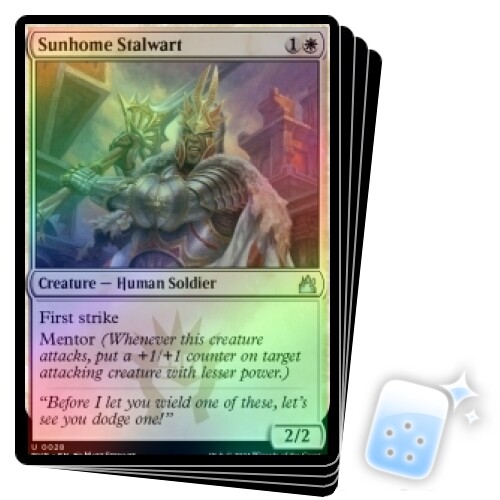FOIL SUNHOME STALWART X4 Ravnica Remastered Magic MTG MINT CARD | eBay