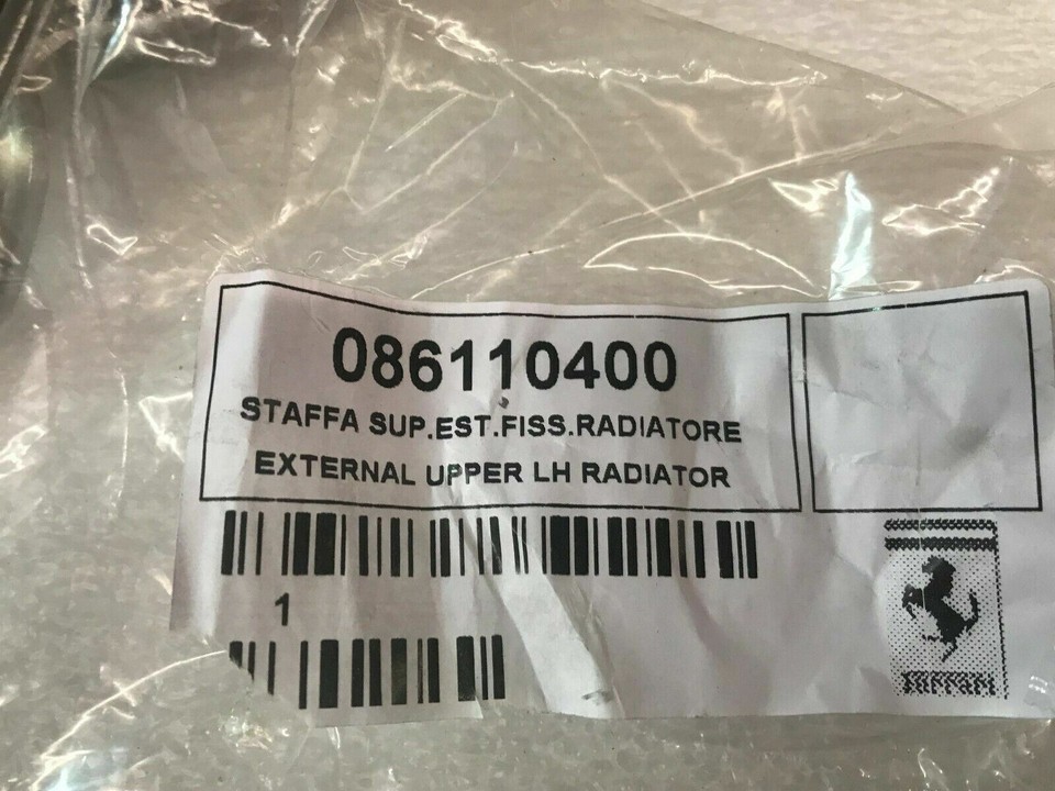 FERRARI 488 GTB SPIDER FRONT LEFT CHASSIS FRAME RADIATOR BRACKET OEM ...