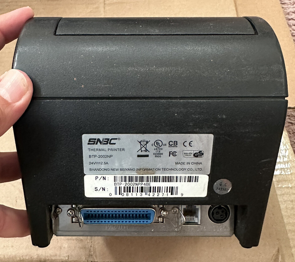 SNBC BTP-2002NP THERMAL POS RECEIPT PRINTER | eBay