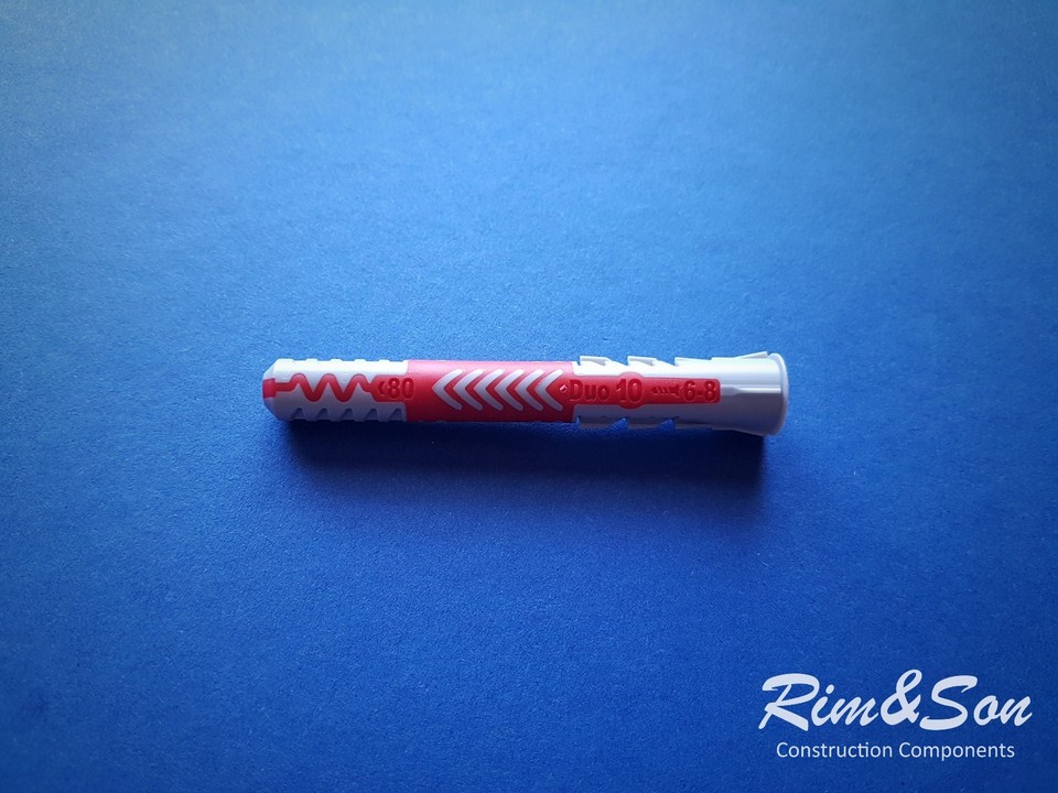 High Quality Fischer Duo Power Nylon Rawl Anchor Plugs 6mm 8mm 10mm ...