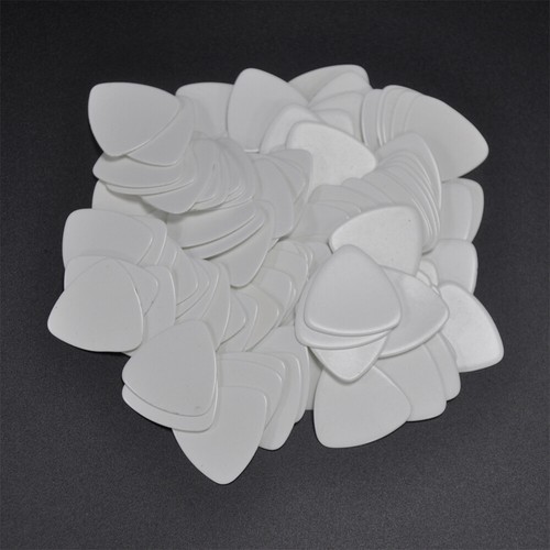 100pcs Heavy 0.96mm Blank Rounded Triangle Guitar Picks Plectrums Plain ...