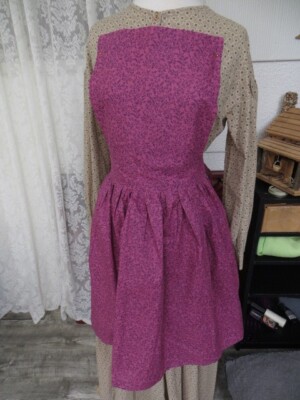 Ladies Pinner Apron Civil War Rendezvous Purple NEW! Lot 304 | eBay
