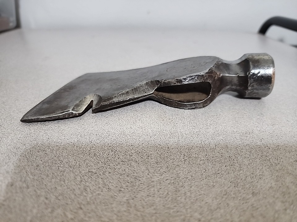 Vtg Belknap Blue Grass 1.65 Lbs Carpenter's Rigging Half Hatchet Head ...