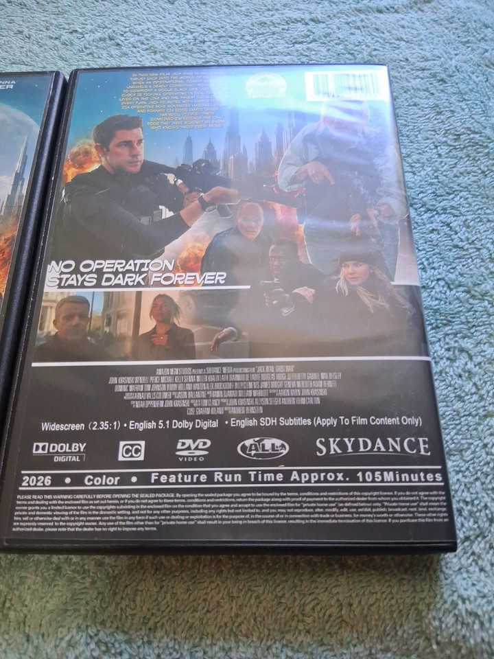 Tom Clancy Jack Ryan Ghost War (2026) (Unsealed) (DVD) | eBay