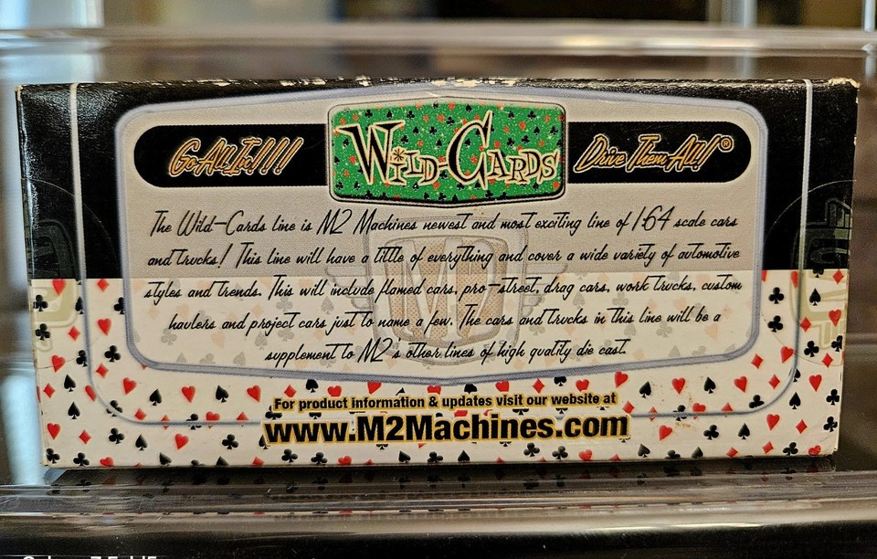 M2 Machines 1957 Chevrolet Bel Air Metallic Blue Hot Rod Wild Cards 1: ...