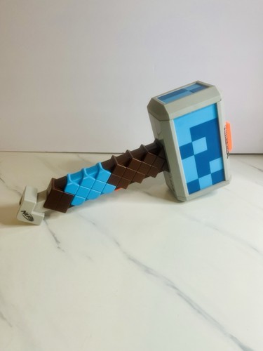 Nerf Minecraft Stormlander Dart-Blasting Hammer | eBay