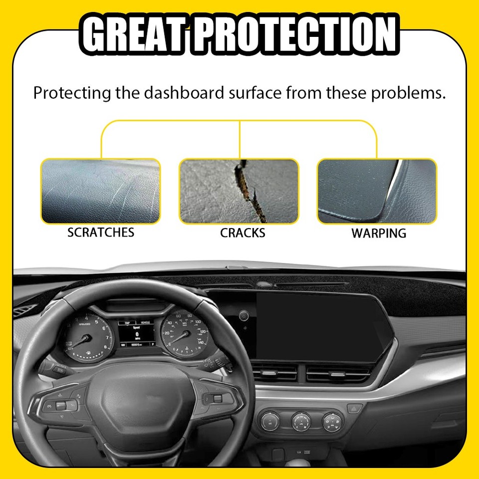 Sun Dashboard Protector Mat Dash Cover Dashmat Pad For Chevrolet 2024 ...