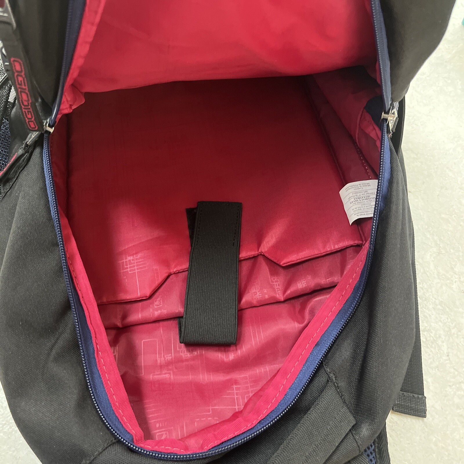 Ogio Backpack Laptop Bag Black/pink/bule 18.5