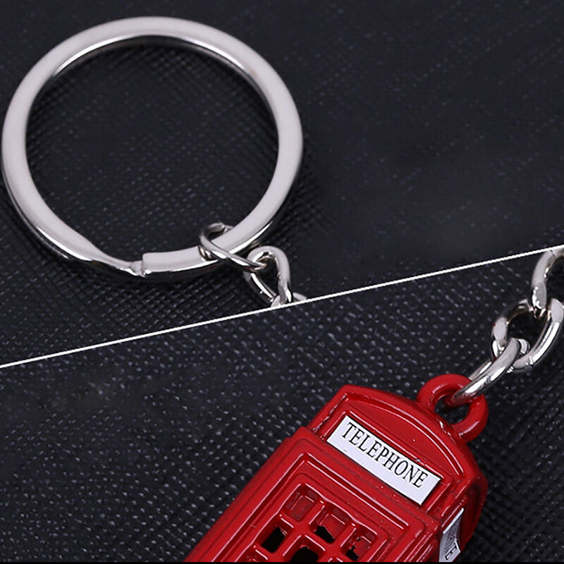 Vintage Telephone Booth British Miniature London Car Key keychains | eBay