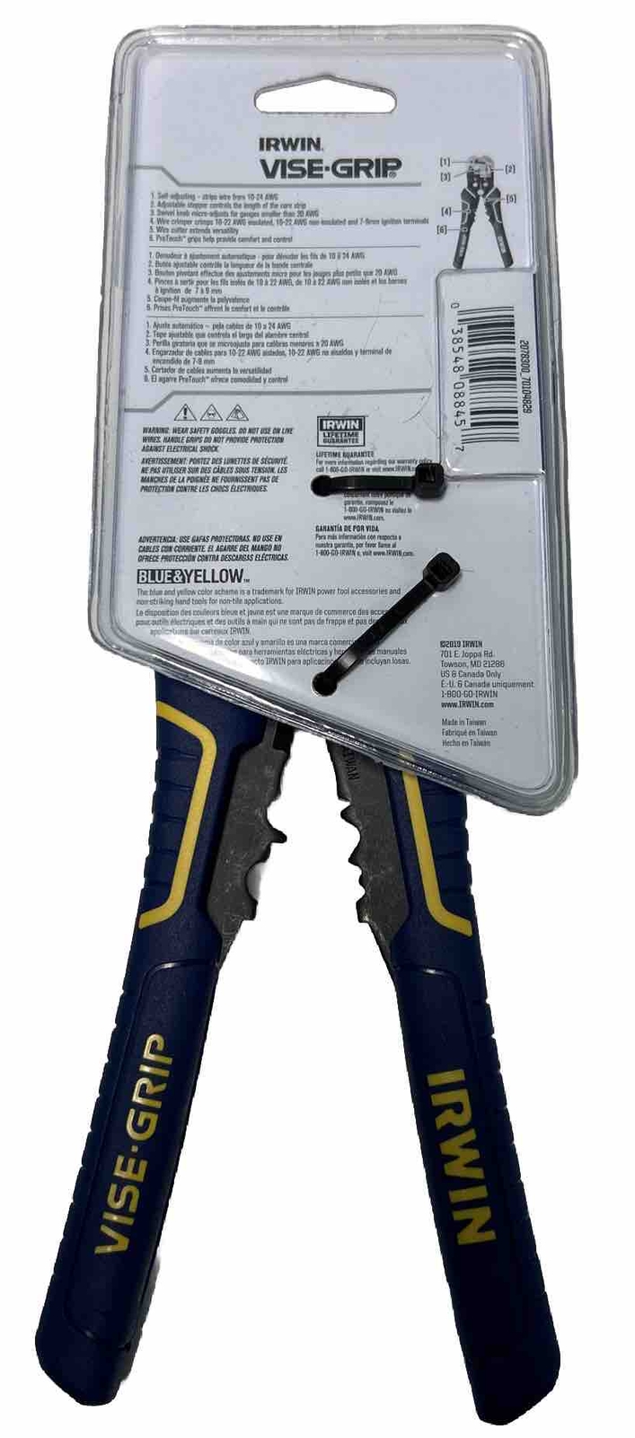 IRWIN VISE-GRIP Wire Stripper, Self-Adjusting (2078300) #8457 ...