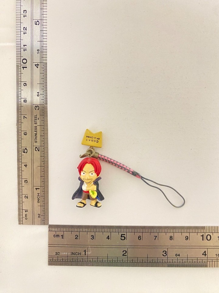 Shanks One Piece Figure Mascot Keychain Strap Japanese Anime Shueisha ...