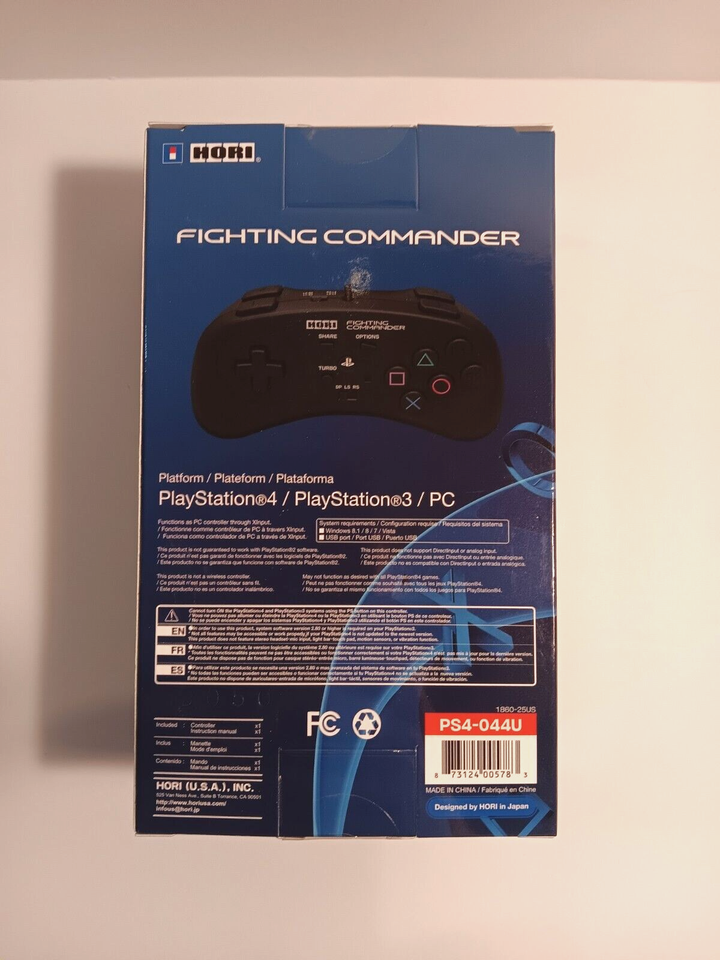 NEW SEALED Hori Fighting Commander Controller PS4 PS3 PC PS4-044U | eBay