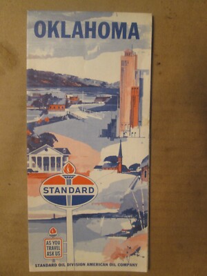 Standard Oil Road Mao of Oklahoma 1962 | eBay