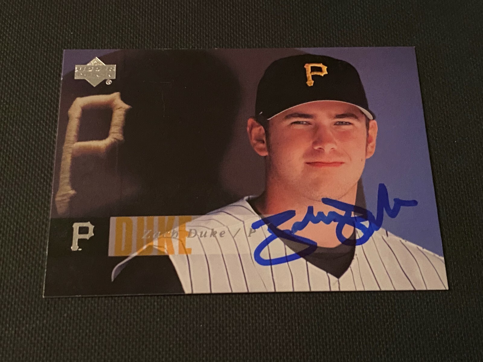 Zach Duke Signed 2006 Upper Deck UD Card Auto Pittsburgh Pirates ...