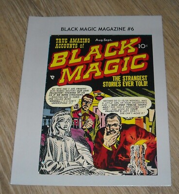BLACK MAGIC #6 CLASSIC COMICS LIBRARY REPRINT EDITION GOLDEN AGE PRE CODE HORROR | eBay