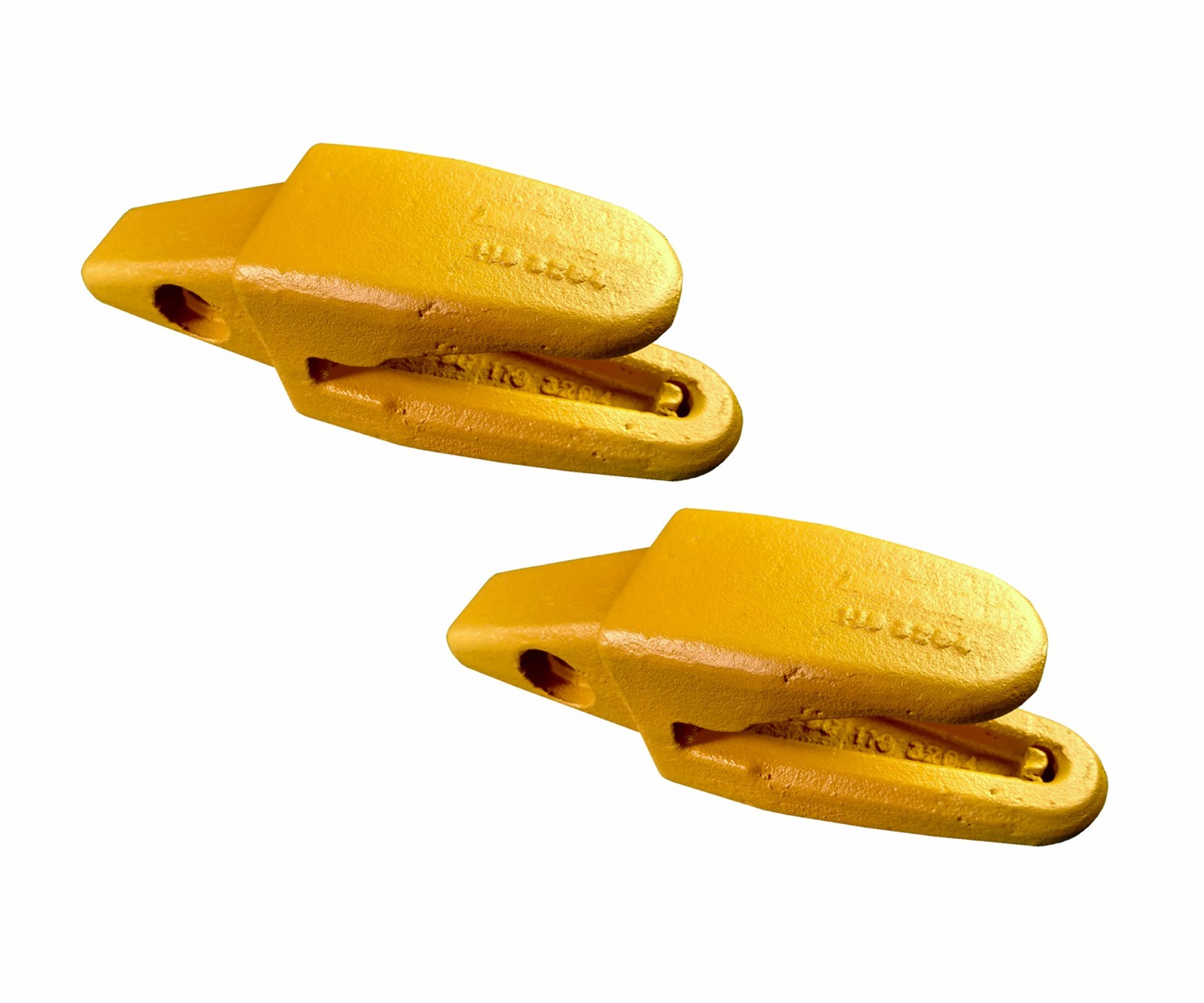 2- Cat Style Backhoe / Mini Excavator Bucket Shanks - 119-3204 1" Lip ...