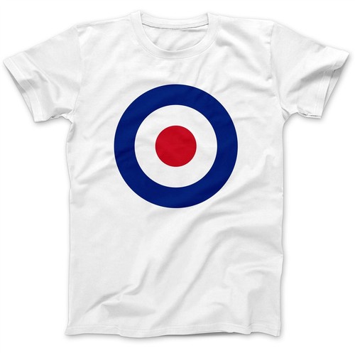 New RAF Roundel Mod Target T-Shirt 100% Cotton The Who Small Faces Gift ...