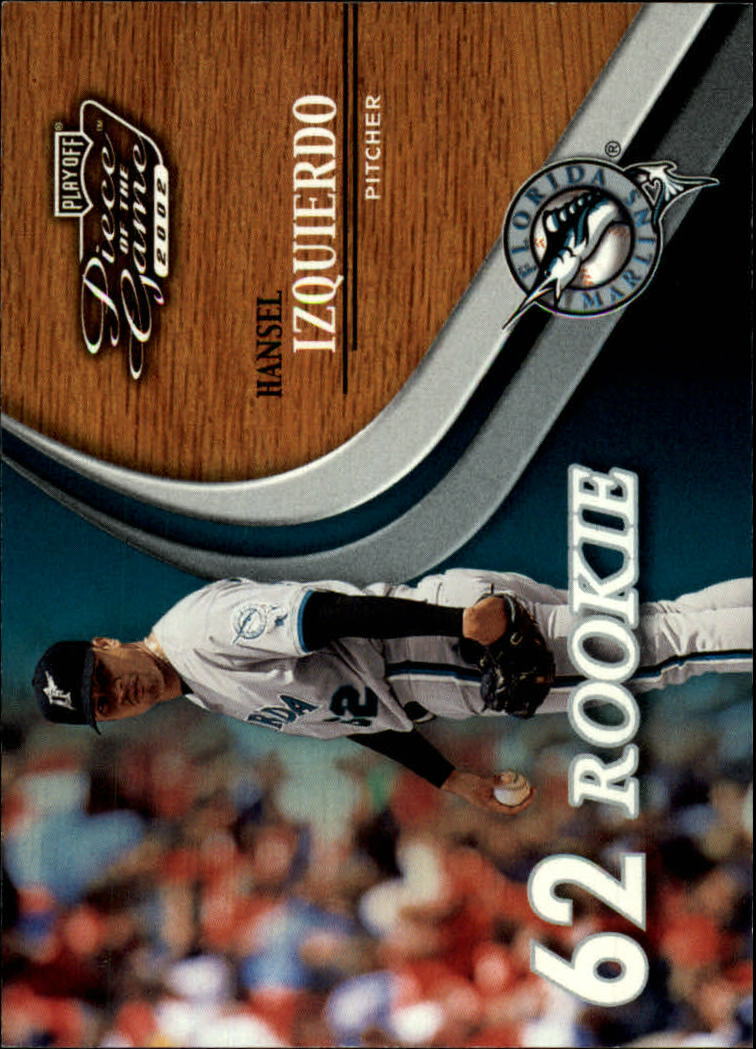 2002 Playoff Piece of the Game #77 Hansel Izquierdo ROO RC /500 - NM-MT ...