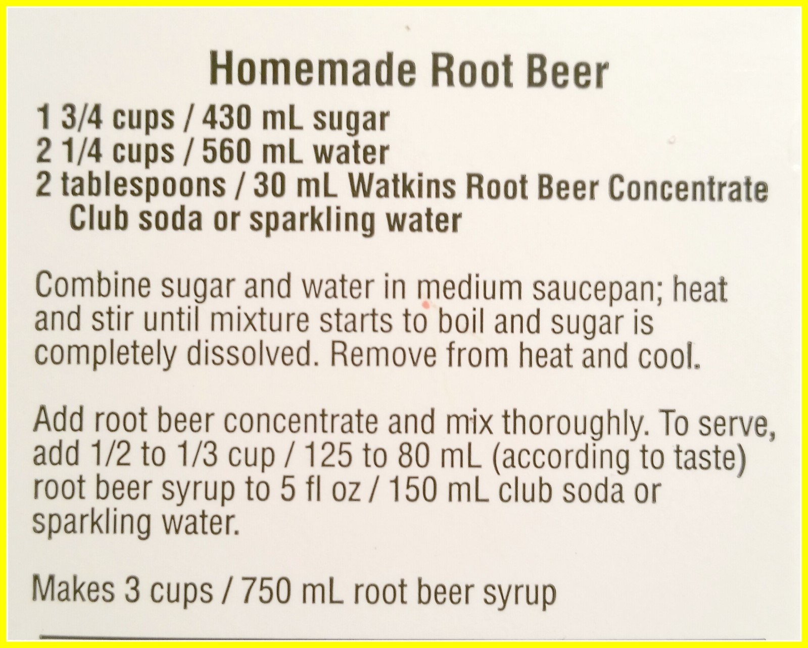 Watkins Root Beer Concentrate Extract 2 oz USA Kosher Fresh Non Gmo ...