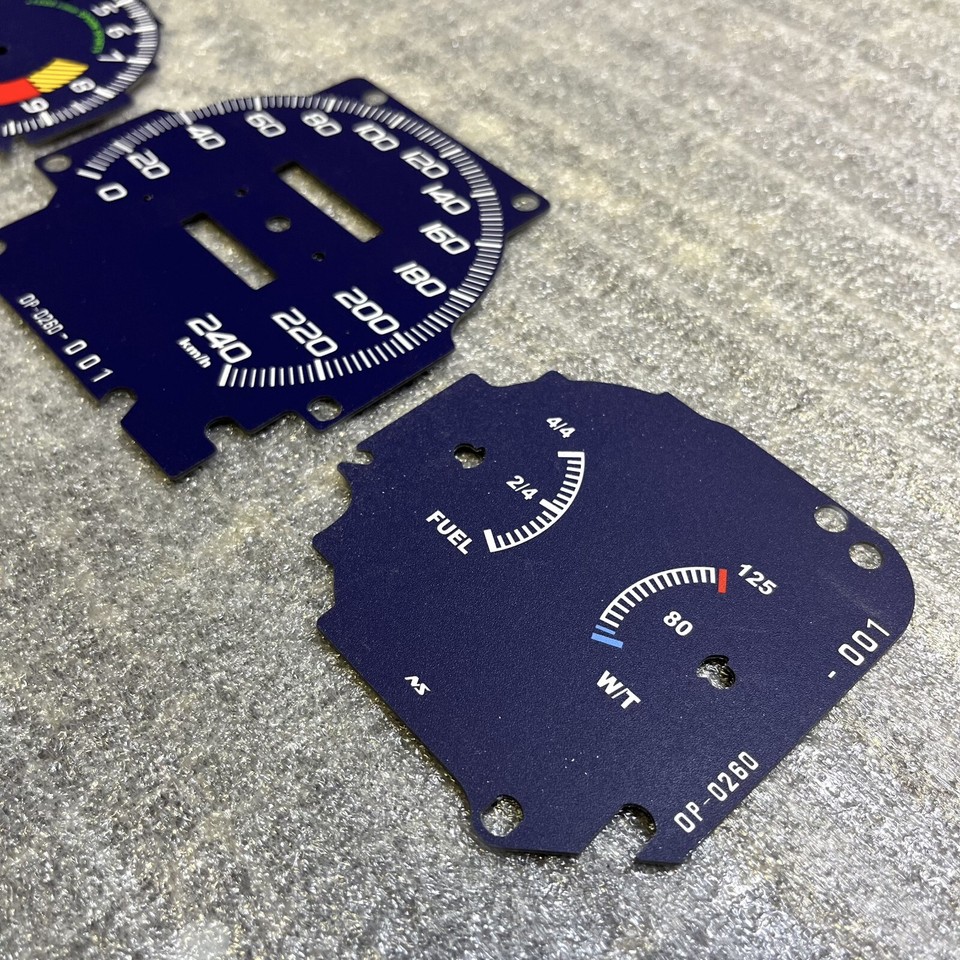 Gauge Cluster Overlay Spoon Style 220 km/h 11k for 96-00 Honda Civic Si ...