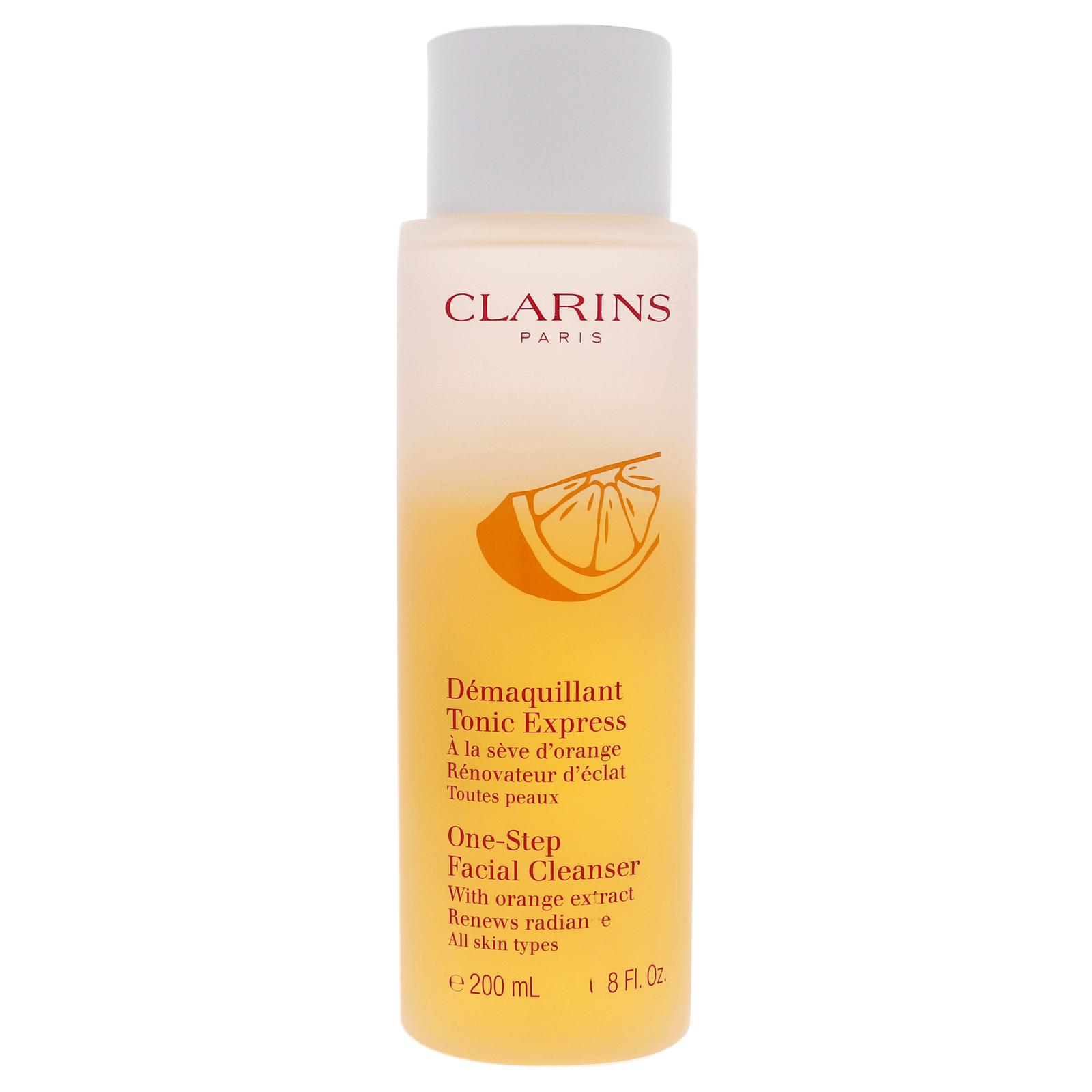 Clarins One Step Facial Cleanser With Orange Extract All Skin Types ...
