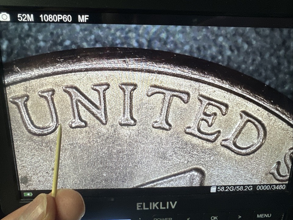 2025 Lincoln Penny DDOR AND DIE CHIPS. #83 Nice Clean Penny No Longer ...