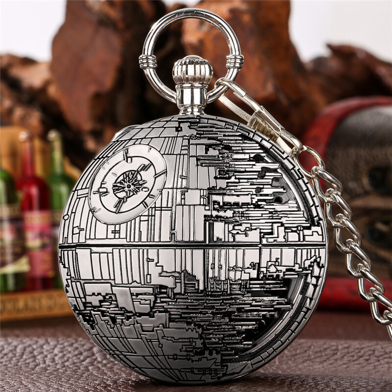 Retro Pocket Watch Star War Song Manual Musical Quartz Movement FOB ...