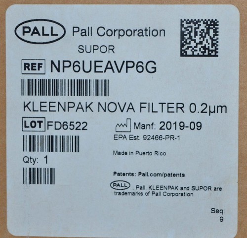 Pall Supor Kleenpak Nova Filter Model NP6UEAVP6G ++ NEW ++ | eBay