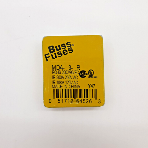 Buss Fuses MDA-3-R Time Delay Fuse Lot of 5 | eBay