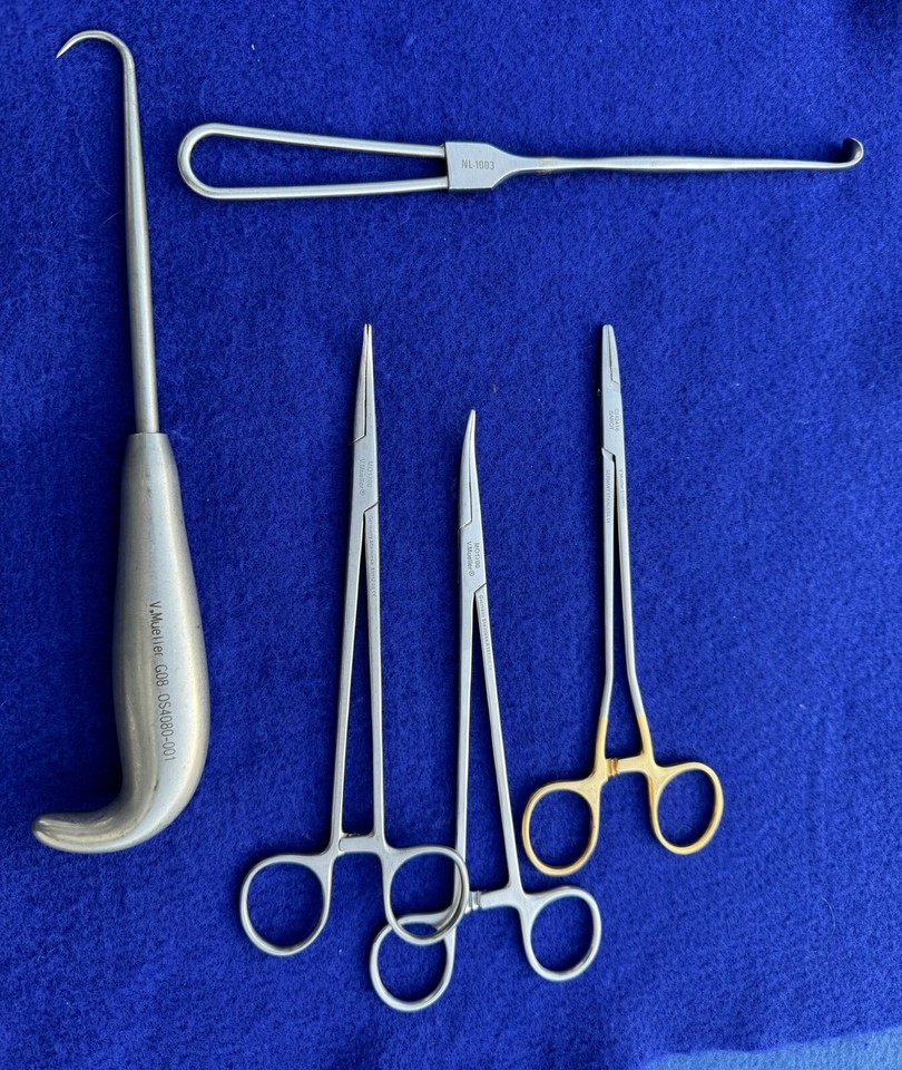 V. Mueller ENT ( Ear Nose Throat ) Oral Surgical Instrument Set With ...