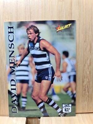 DAVID MENSCH🏆1995 Select #289 CATS AFL Trading Card 🏆FREE POST | eBay ...
