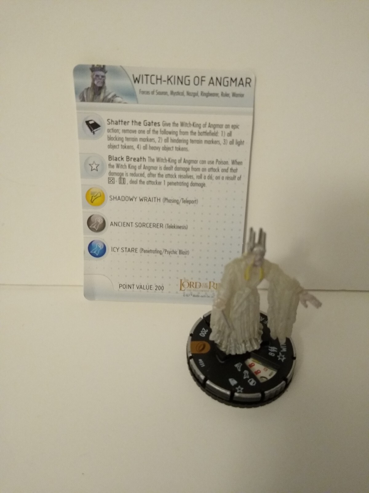 Heroclix Witch-King of Angmar 031 Lord of | Grelly USA