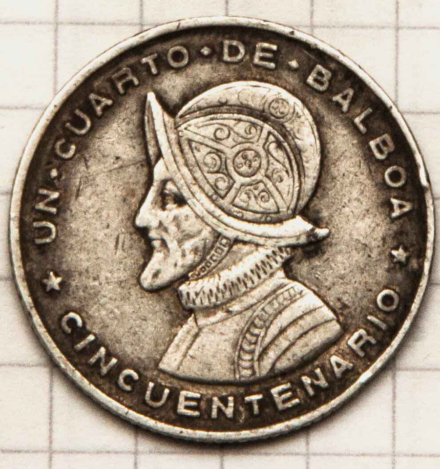 2 Panama Silver Coins 1953 Quarto / Decimo Balboa Fine+ | eBay
