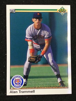 1990 Upper Deck Alan Trammell Base #554 - Detroit Tigers | eBay