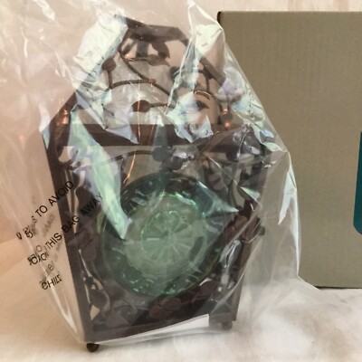 Partylite La Rosetta Lantern, Metal Glass, Indoor/Outdoor, Hanging, NIB ...