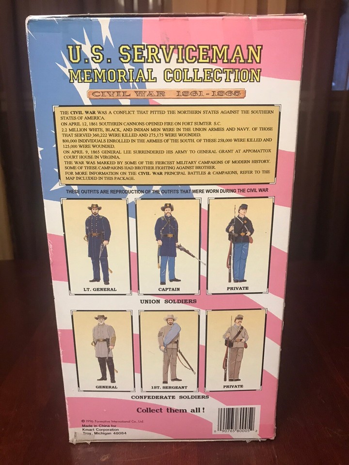 U.S. Serviceman Memorial Collection Civil War Confederate 1st Sergeant ...