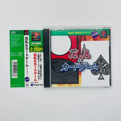 Hanafuda & Card Game Nice Price Series Vol. 3 w/ Spine PlayStation PS1 ...