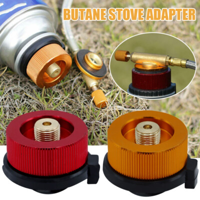 2-10PC Portable Camping Stove Adapters Outdoor Propane Butane Gas Tank ...