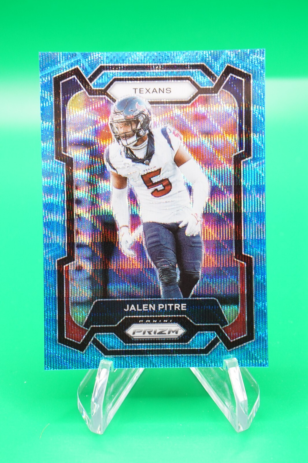 2023 Prizm Base Prizm Blue Wave SP /199 #120 Jalen Pitre BG6 | eBay