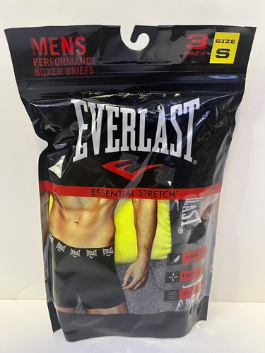 Men’s Everlast Boxer Briefs Size Small 3 Pack | eBay
