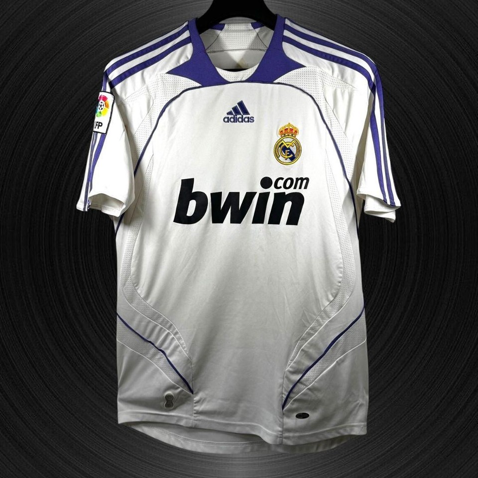 Vintage Guti Real Madrid 07/08 Home Size M adidas Soccer Jersey Kit | eBay