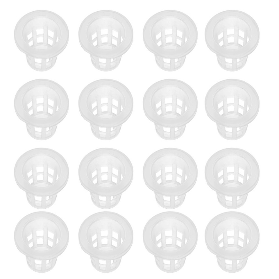 Set of 2 Planting Basket Root Control Device Hydroponics Mesh Net Cup ...