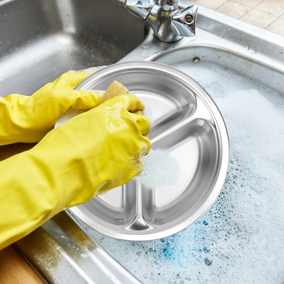 3 Pcs Stainless Steel Serving Tray Divided Trays Separation Plates | eBay